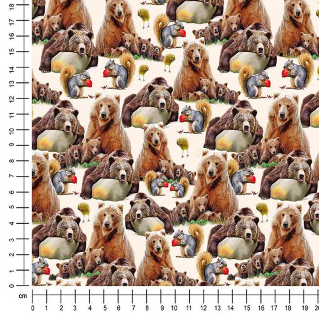 Trikotaaž karud ja oravad - Remps kangad